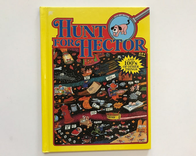 1989 Hunt for Hector Look and Find Book Search Hidden Object Kids Where ...