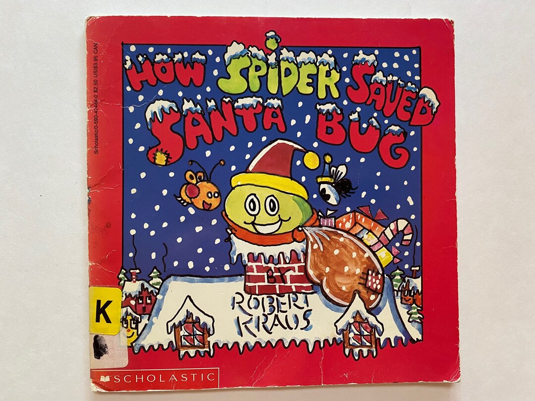 How Spider Saved Santa Bug 1989 Softcover Kids Christmas Book - Etsy
