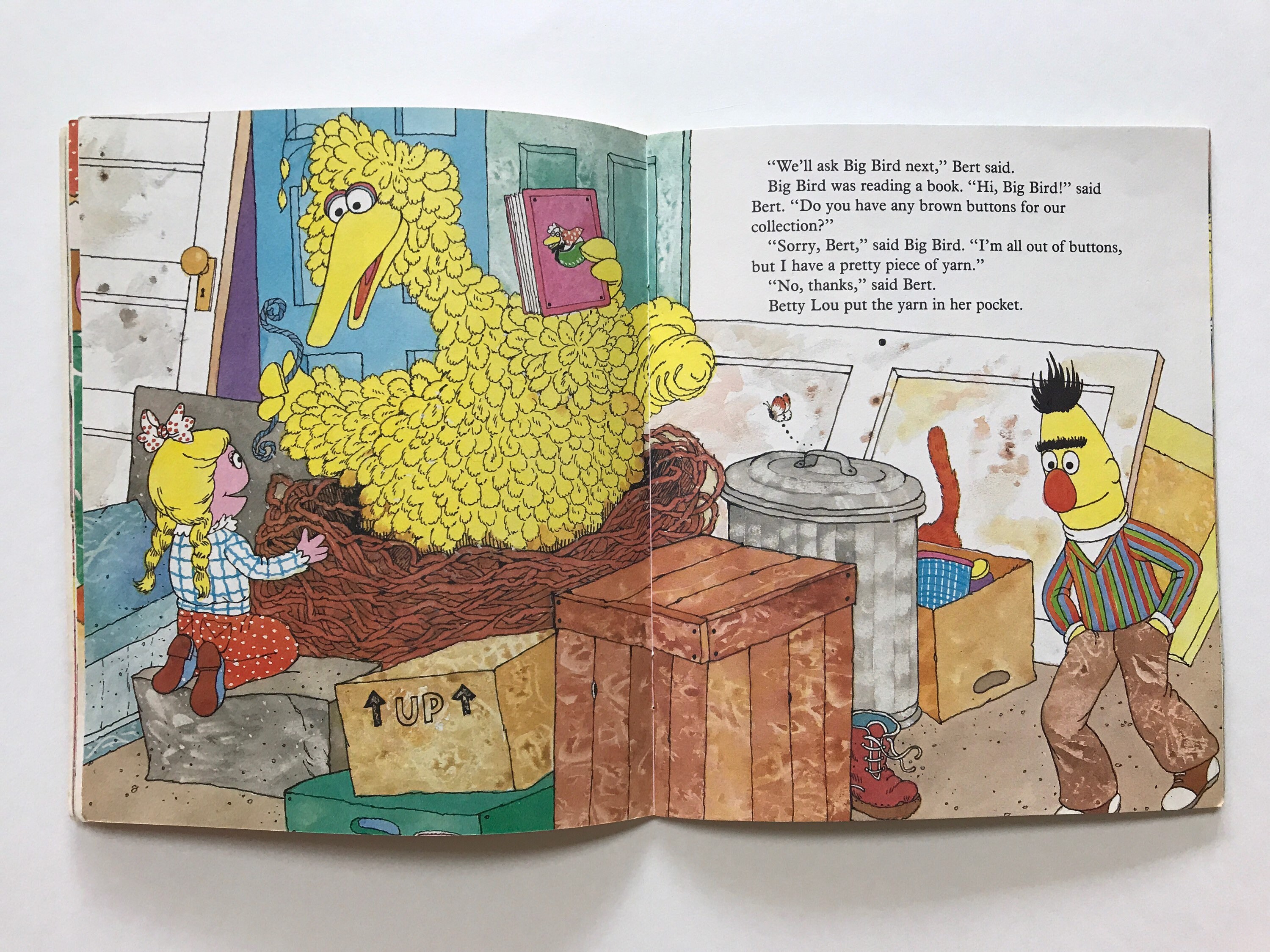 1988 Berts New Collection Book Soft Cover Story Reading Sesame | Etsy