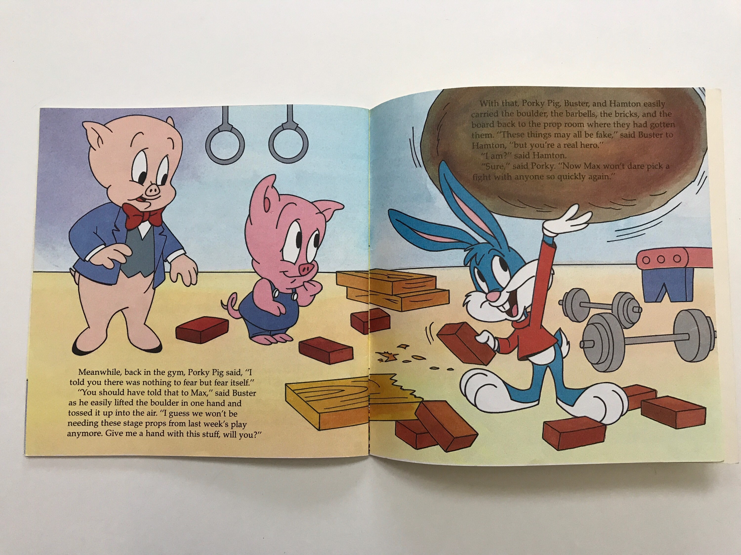 1990 Tiny Toon Adventures Book Soft Cover Kids Children Cute Story ...