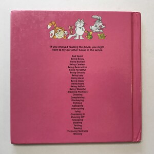 1988 Joy Berry Hardcover Book About Disobeying Learning Lessons Kids ...