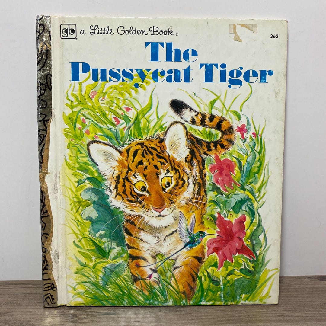 The Pussycat Tiger Little Golden Book 1977 #362 - Etsy