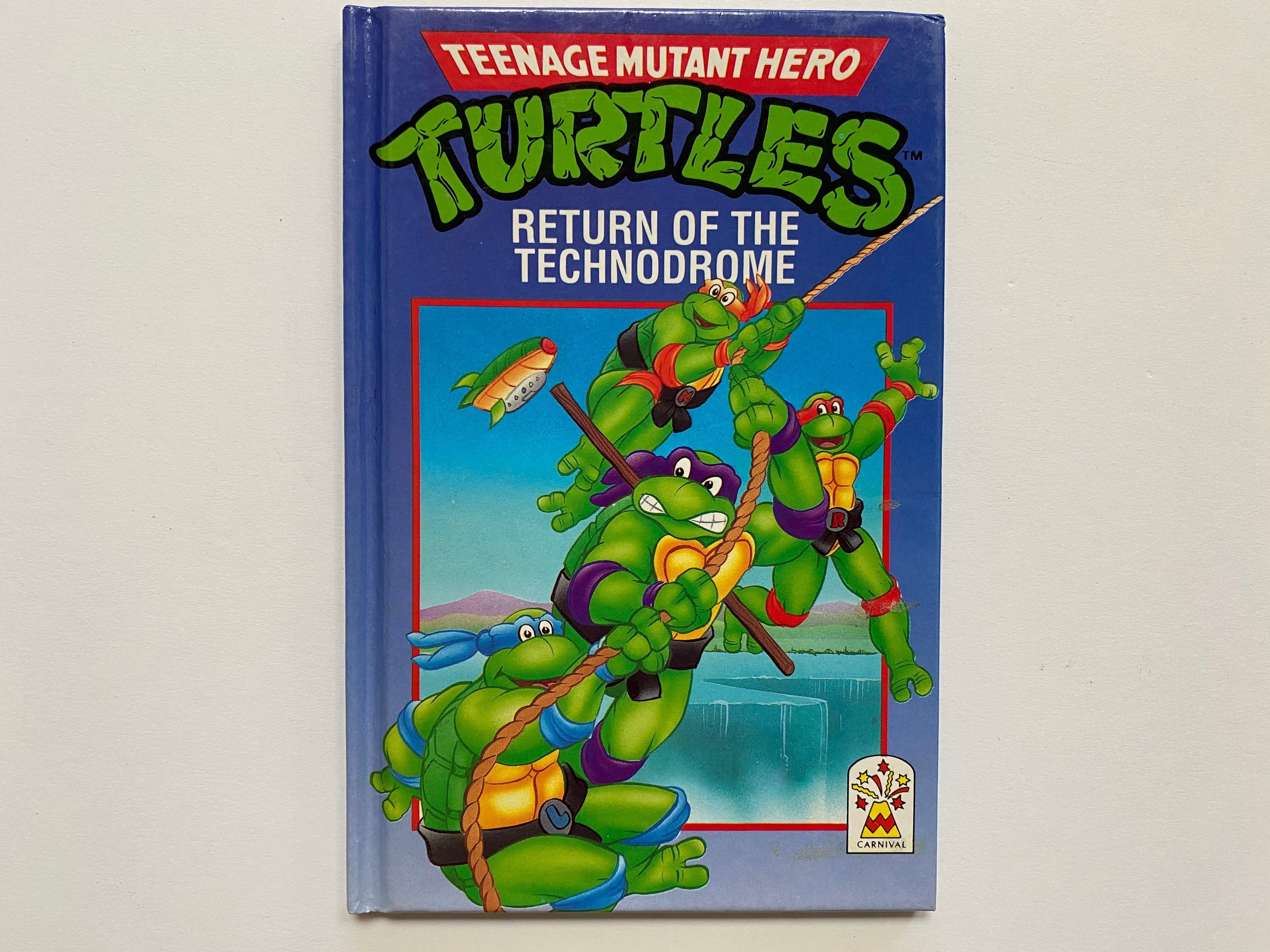 1990 Tmnt Teenage Mutant Ninja Turtles Mini Book Return of the ...