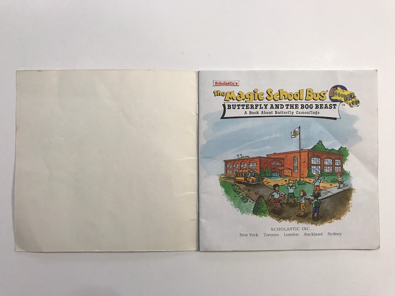 The Magic School Bus Butterfly and the Bog Beast 1996 - Etsy