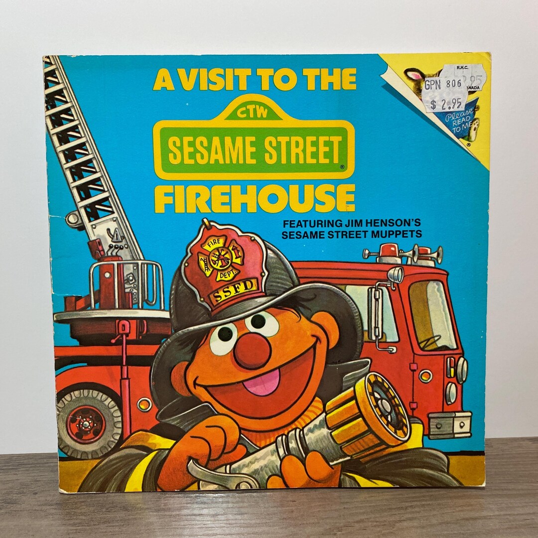 1983 A Visit to the Firehouse Sesame Street Jim Henson Muppets Please ...