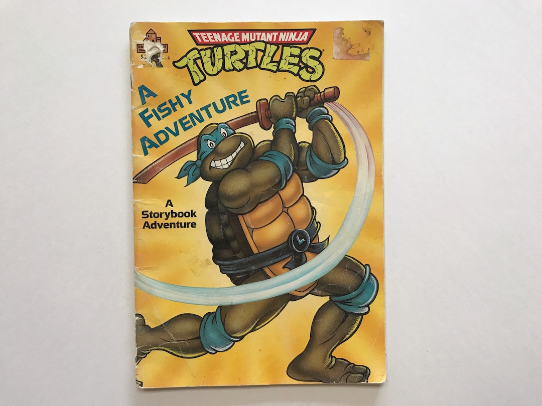 Tmnt Teenage Mutant Ninja Turtles Softcover Book A Fishy Adventure ...