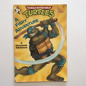 Tmnt Teenage Mutant Ninja Turtles Softcover Book A Fishy Adventure ...