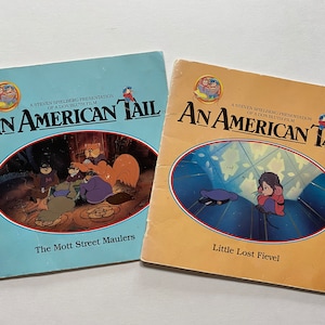 1980s an American Tail Fievel Goes West Books Kids Paperback Story ...