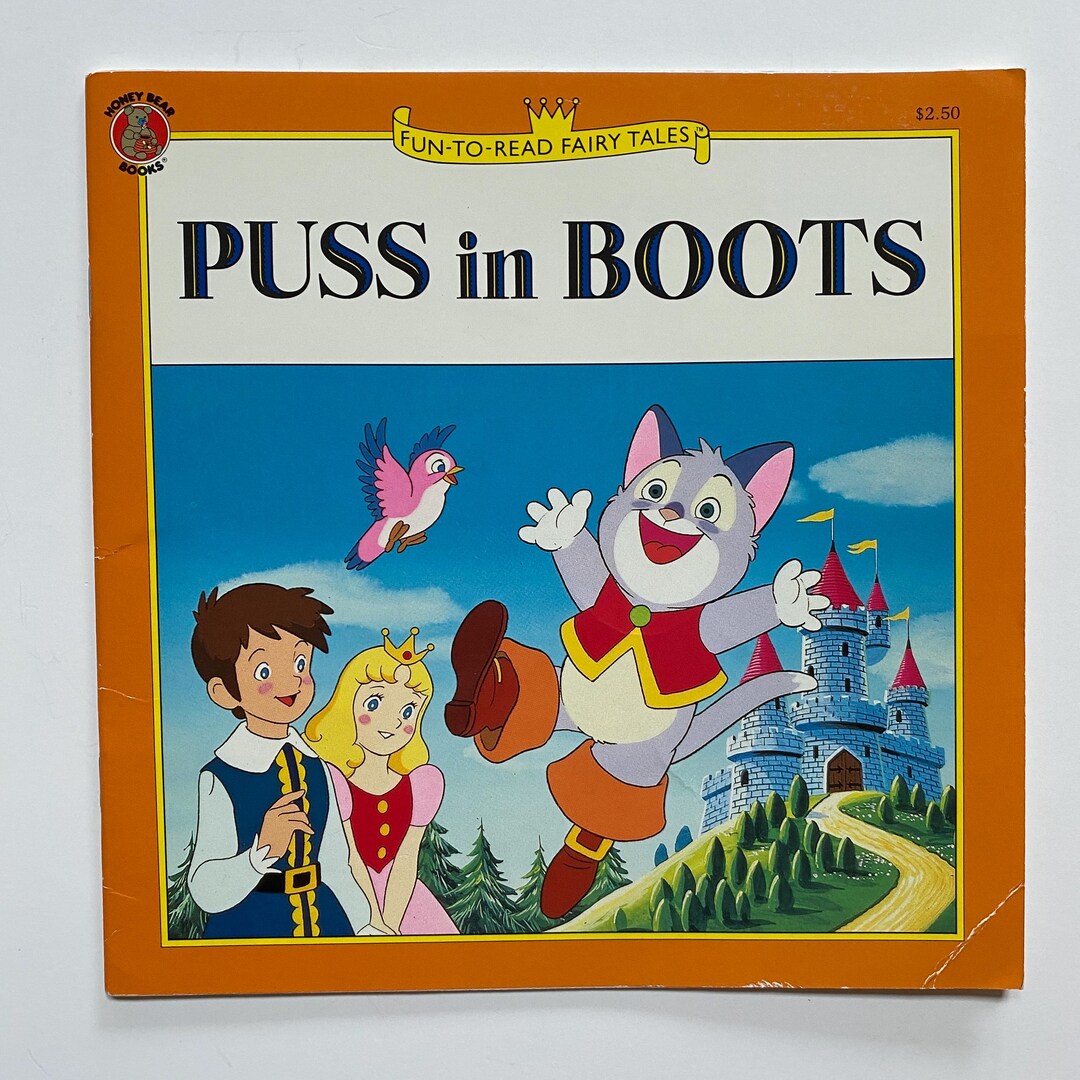 Puss in Boots Fun to Read Fairy Tales Honey Bear Books 1993 - Etsy