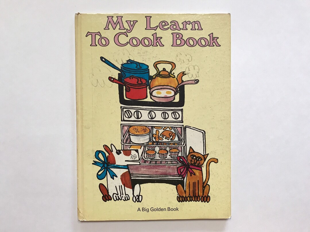 1967 My Learn to Cook Book Big Golden Book Jumbo Size Hardcover Kids ...