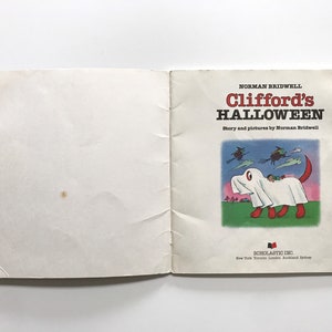 Cliffords Halloween Book 1986 Kids Children Spooky Season Reading Story ...
