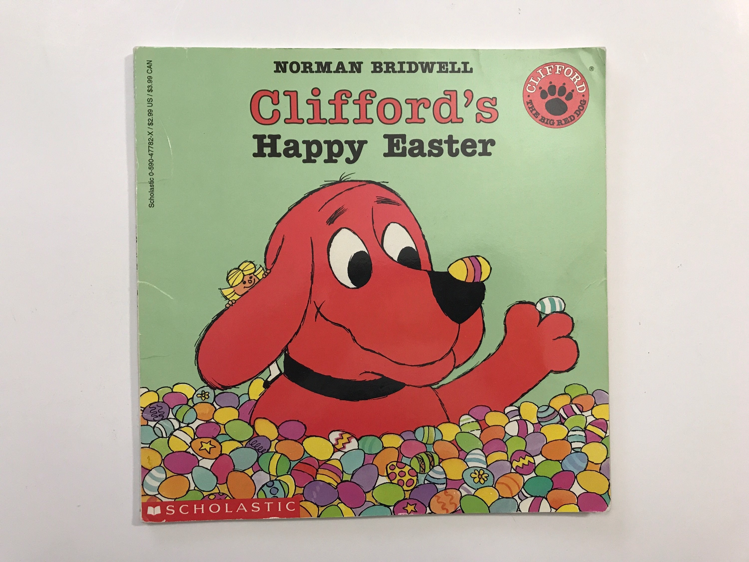 Cliffords Happy Easter Book 1994 Kids Children Reading Story Cute Big ...