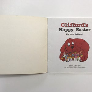 Cliffords Happy Easter Book 1994 Kids Children Reading Story Cute Big ...