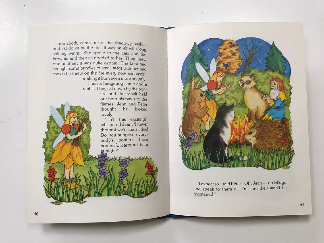 1984 Enid Blyton The Bonfire Folk Book Hardcover Book Kids - Etsy France