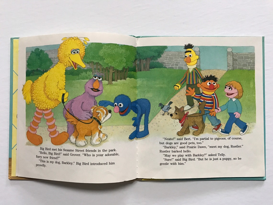 1986 A Birds Best Friend Hard Cover Story Reading Sesame - Etsy