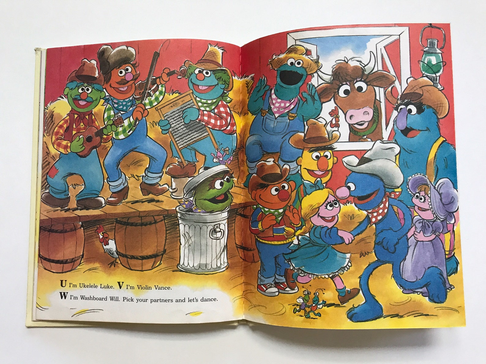 1986 the Sesame Street A My Name is Annabel Alphabet Book Club Book ...