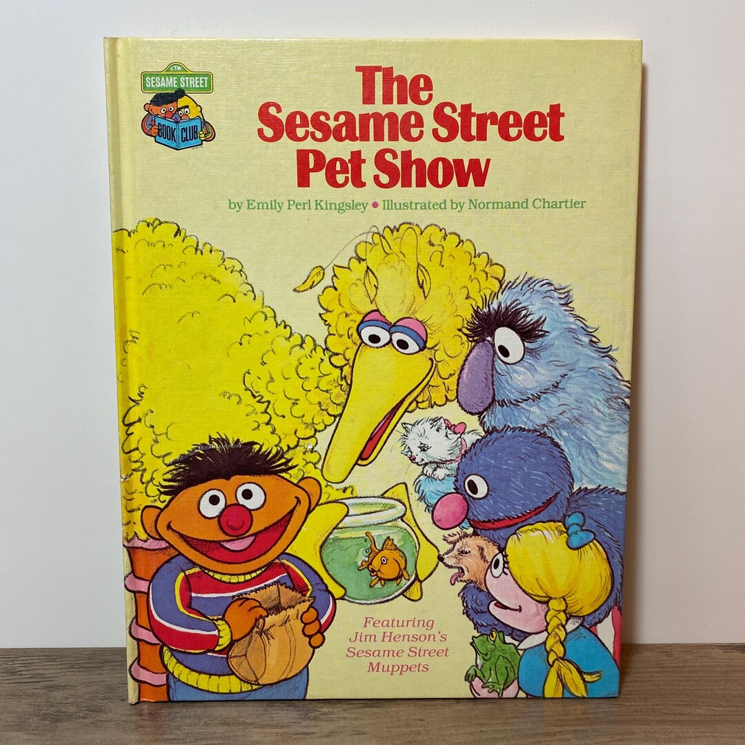 1980 the Sesame Street Pet Show Book Club Muppets Jim Henson Kids ...