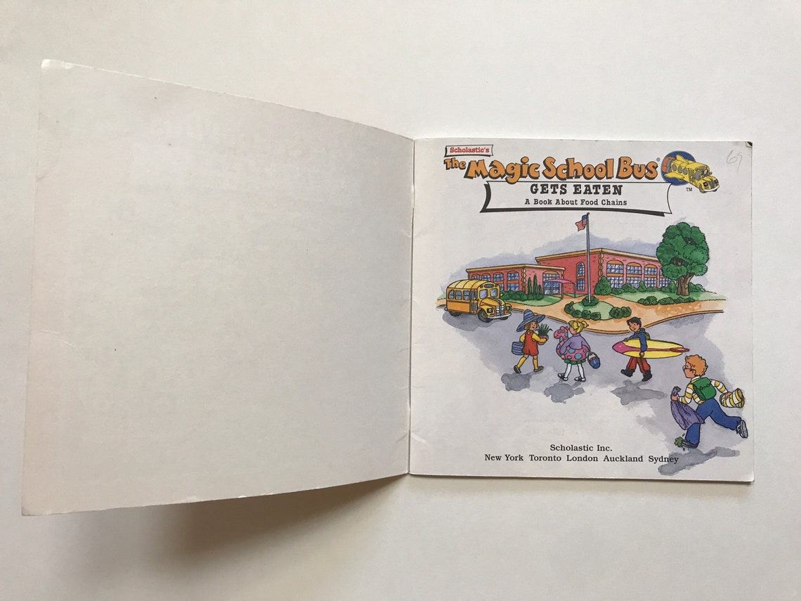 The Magic School Bus Gets Eaten 1996 Scholastic 90s Kids | Etsy