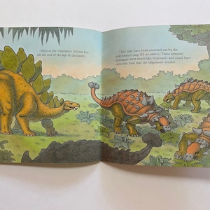 1989 I Love Dinosaurs the Spike Tailed Dinosaur Stegosaurus Golden Look ...