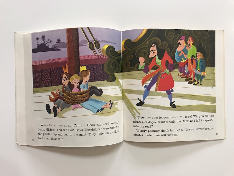 Disney Peter Pan Read Along Book See Hear Read Kids Children - Etsy