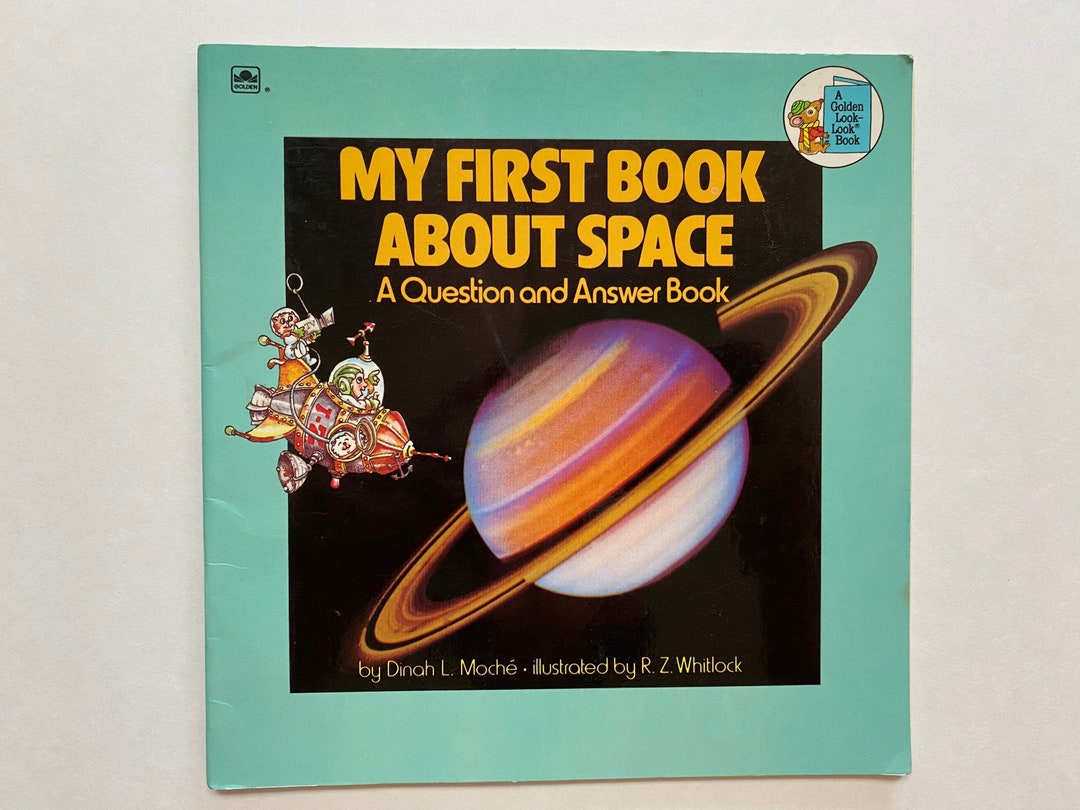 1982 My First Book About Space Soft Cover for Kids Space - Etsy