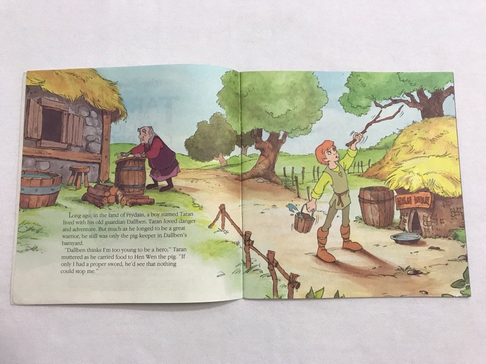 1985 Taran and the Magic Cauldron the Magic Sword Kids Picture - Etsy