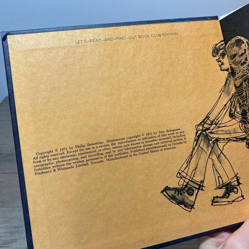 The Skeleton Inside You by Philip Balestrino 1971 Hardcover Kids ...