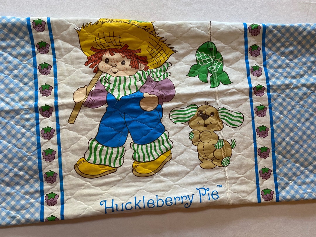 Strawberry Shortcake Huckleberry Pie Baby Blanket Handmade 80s Kids - Etsy