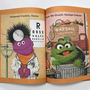 1973 the Sesame Street Library Book 9 Muppets Jim Henson Kids Hard ...