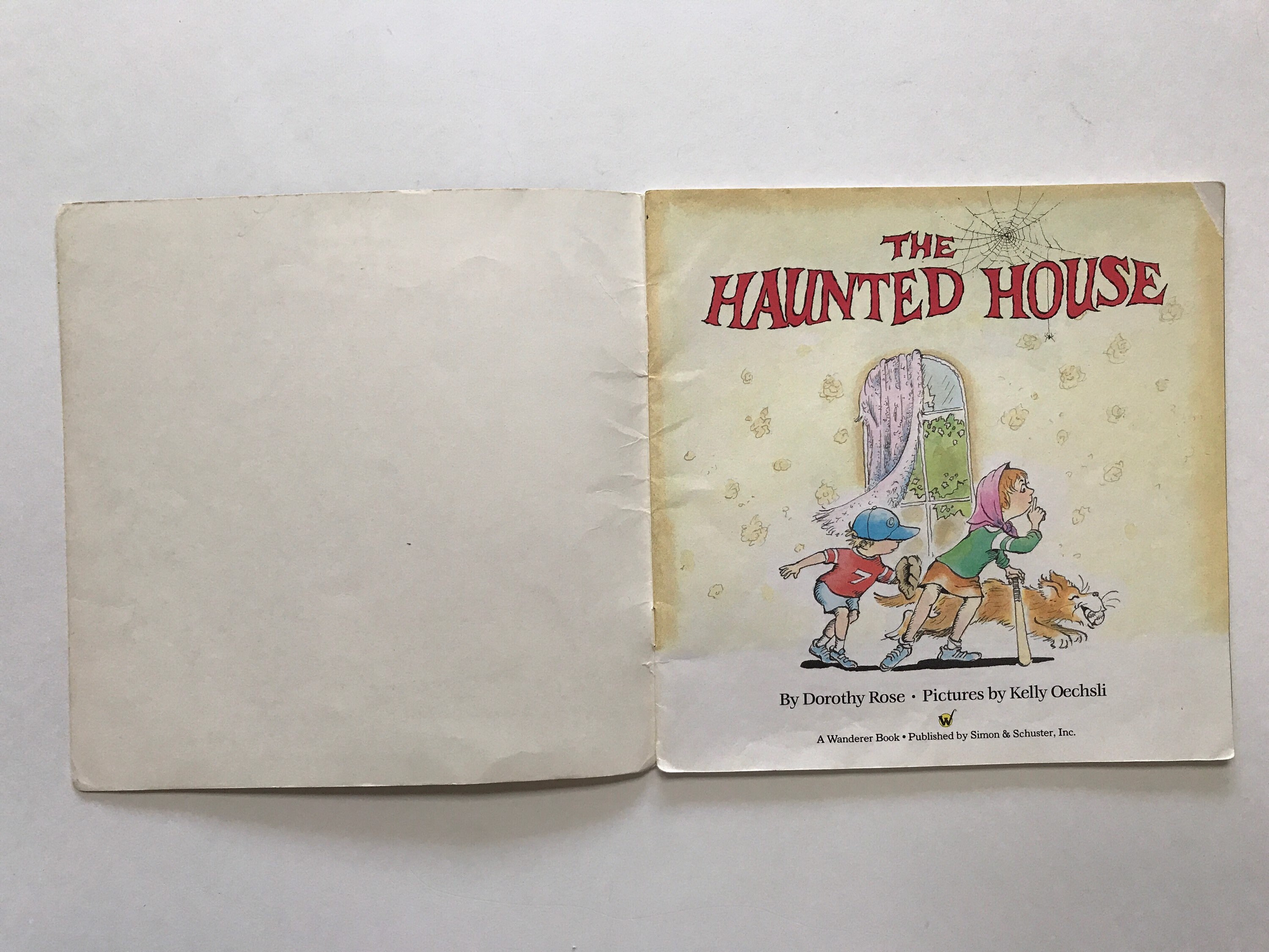 1986 the Haunted House Book Softcover Reading Story Kids | Etsy