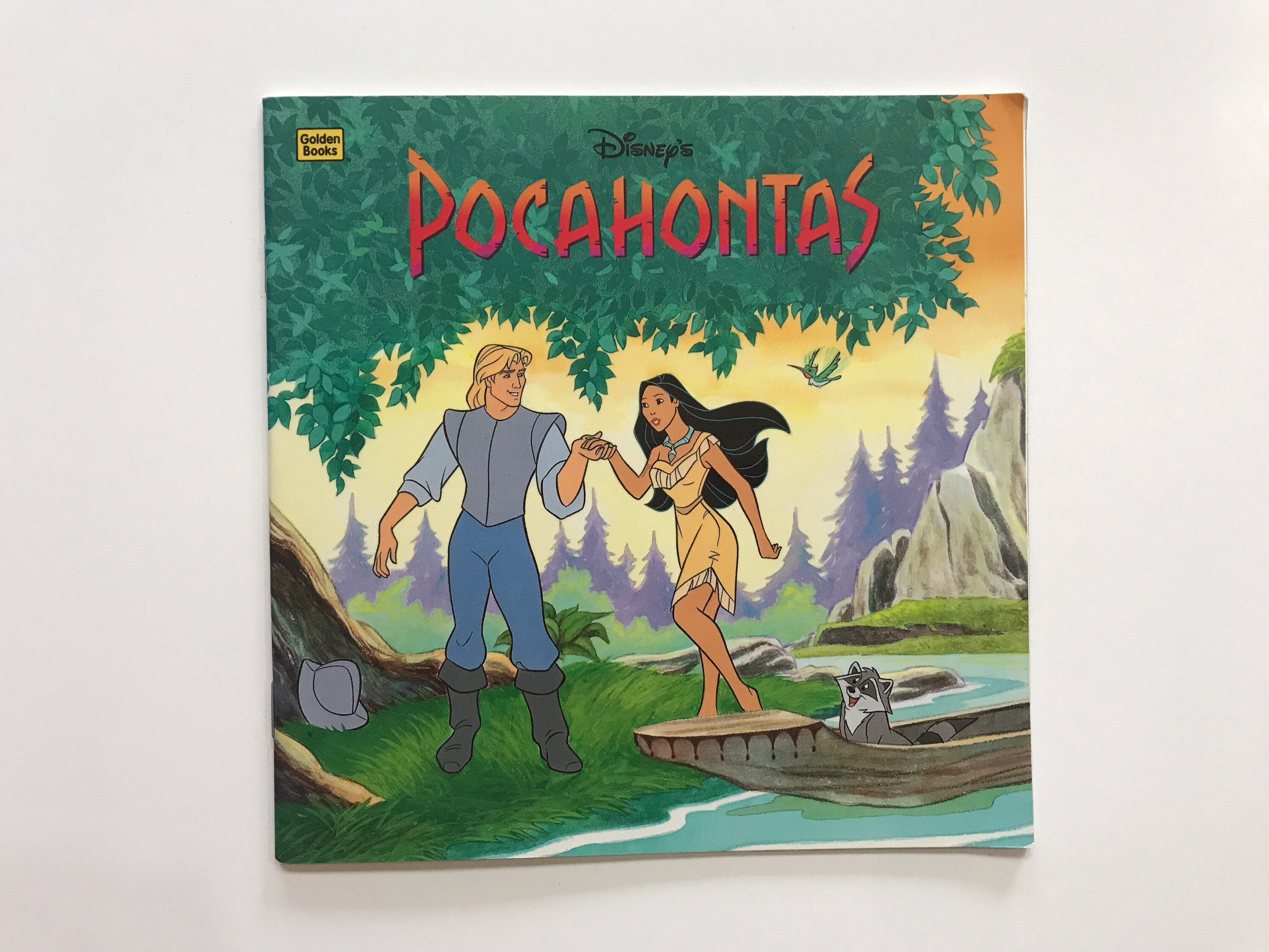 1995 Disney Pocahontas Softcover Kids Book Golden Book Reading | Etsy