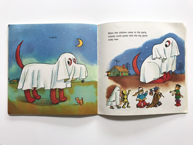 Cliffords Halloween Book 1986 Kids Children Spooky Season - Etsy