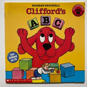 Cliffords ABC Kids Book Children Reading Story Cute Big Red Dog 80s 90s ...