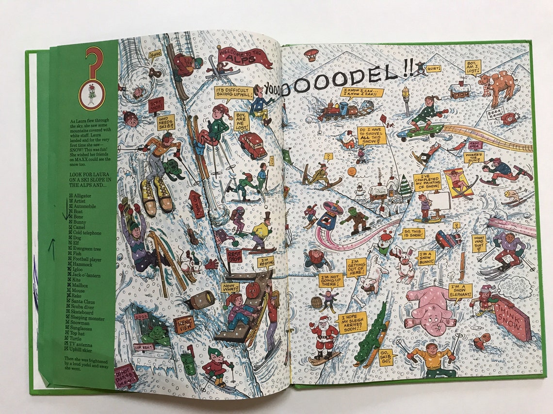 1990 Where Are They Look for Laura Fun Search and Find Kids - Etsy