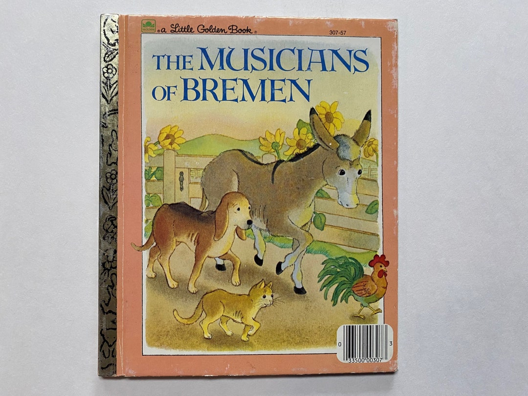 The Musicians of Bremen Little Golden Book 1983 First Edition Kids Book ...