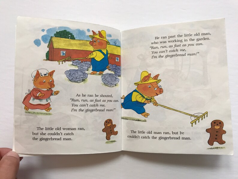 1975 Richard Scarry's the Gingerbread Man Little Golden Book Picture ...
