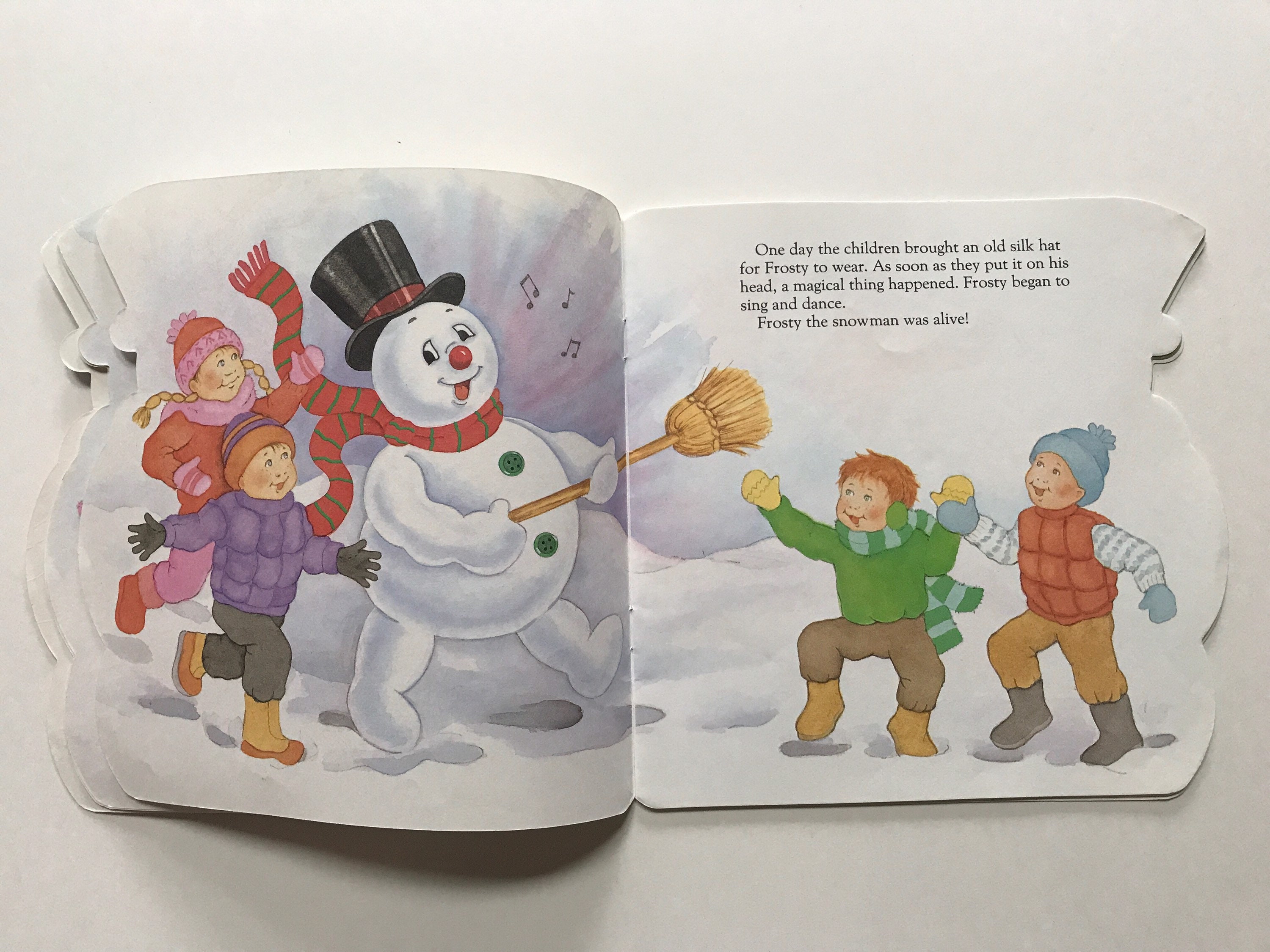 1990 Frosty the Snowman Book Soft Cover Kids Children Cute | Etsy