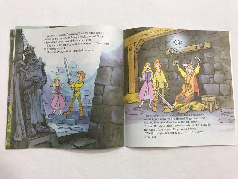 1985 Taran and the Magic Cauldron the Magic Sword Kids Picture - Etsy
