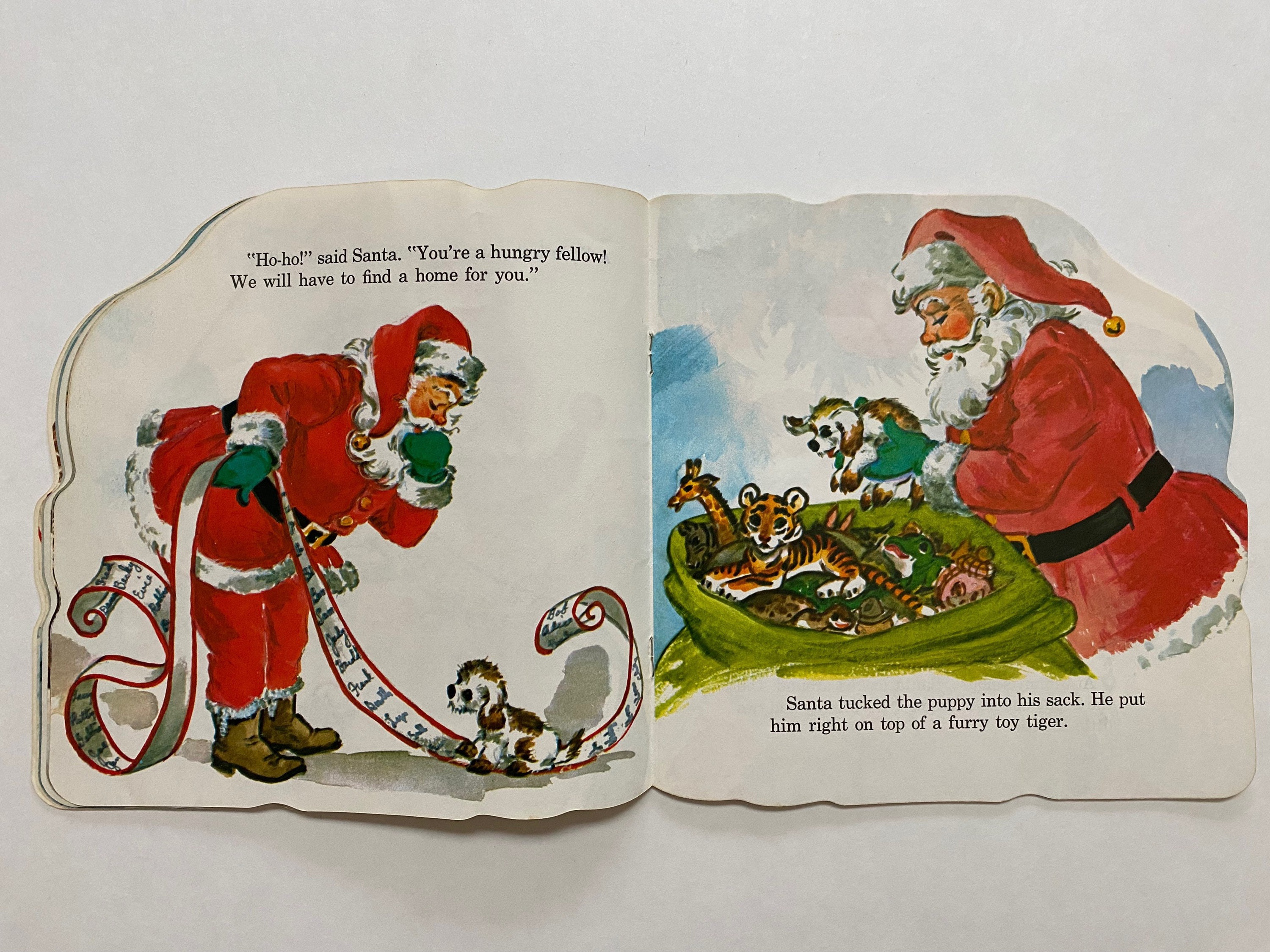 1981 the Santa Claus Book A Little Golden Shape Book Kids Xmas ...