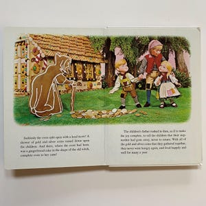 Hansel and Gretel Puppet Storybook Hardcover Board Book 1970 Izawa ...