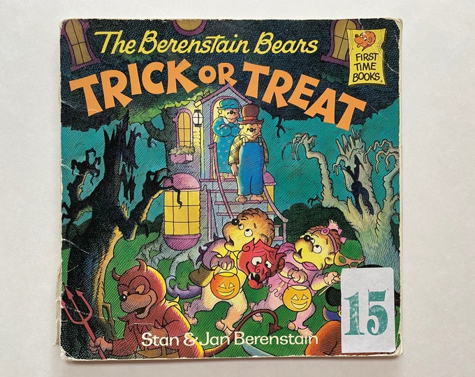 1989 the Berenstain Bears Trick or Treat Kids Childrens Book 80s ...