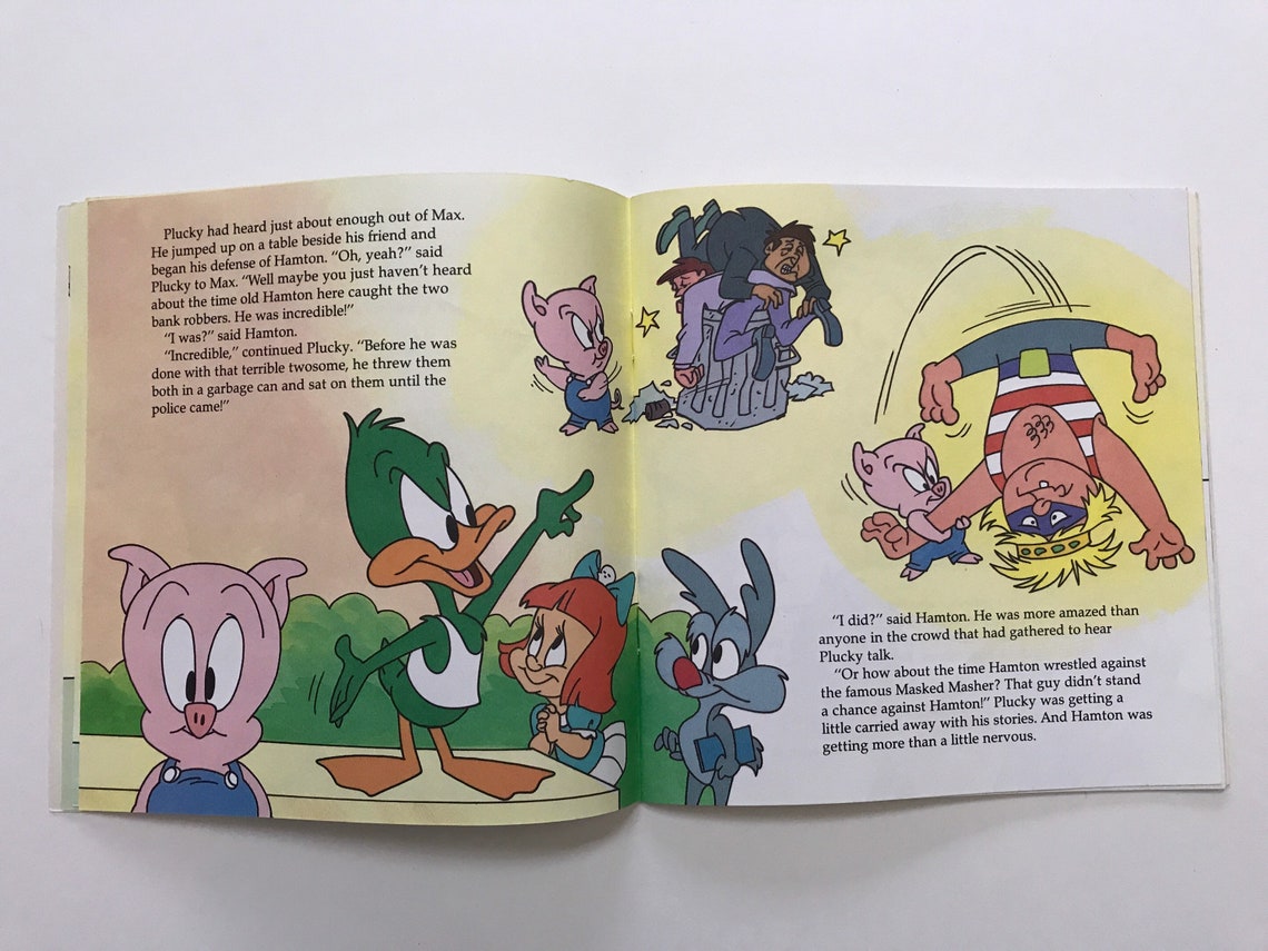 1990 Tiny Toon Adventures Book Soft Cover Kids Children Cute | Etsy