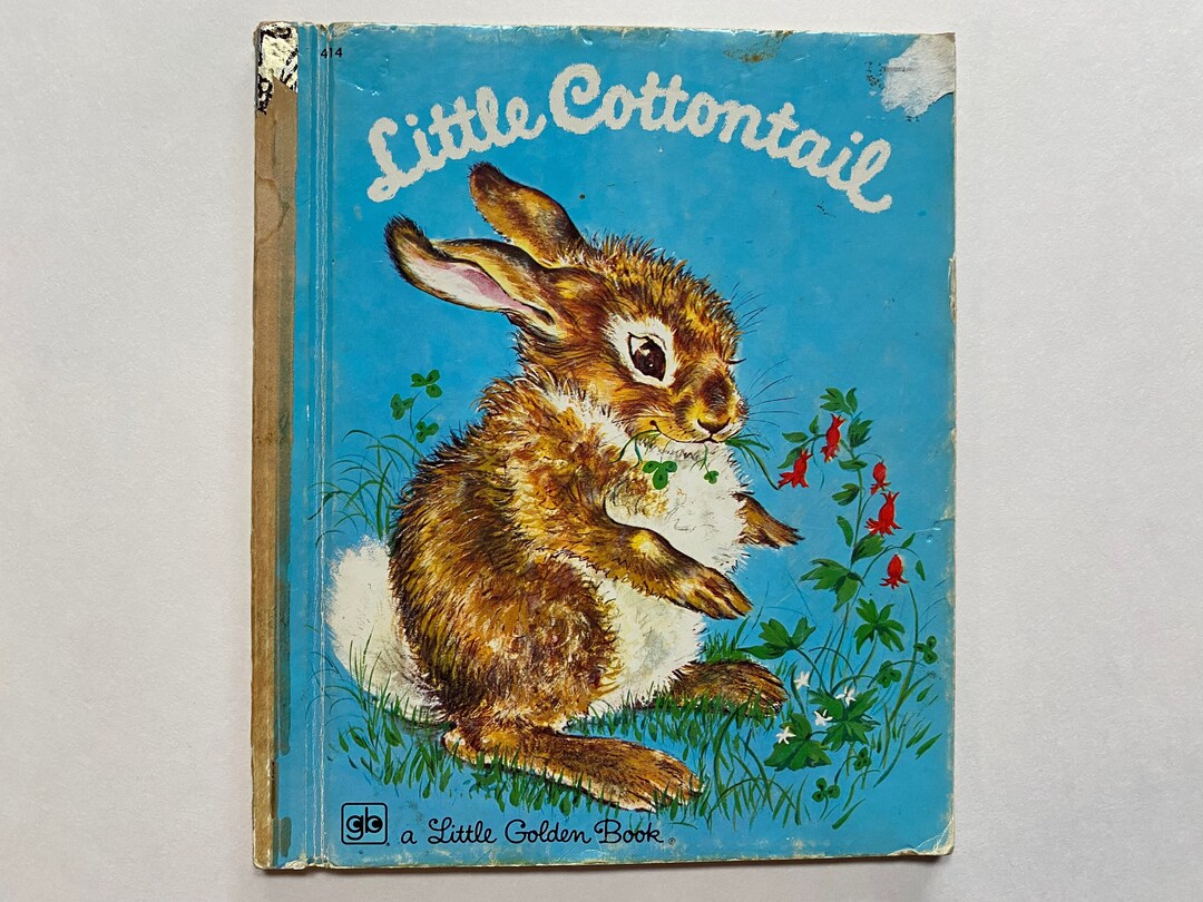 Little Cottontail Golden Book 70s Kids Storybook Bedtime Story - Etsy