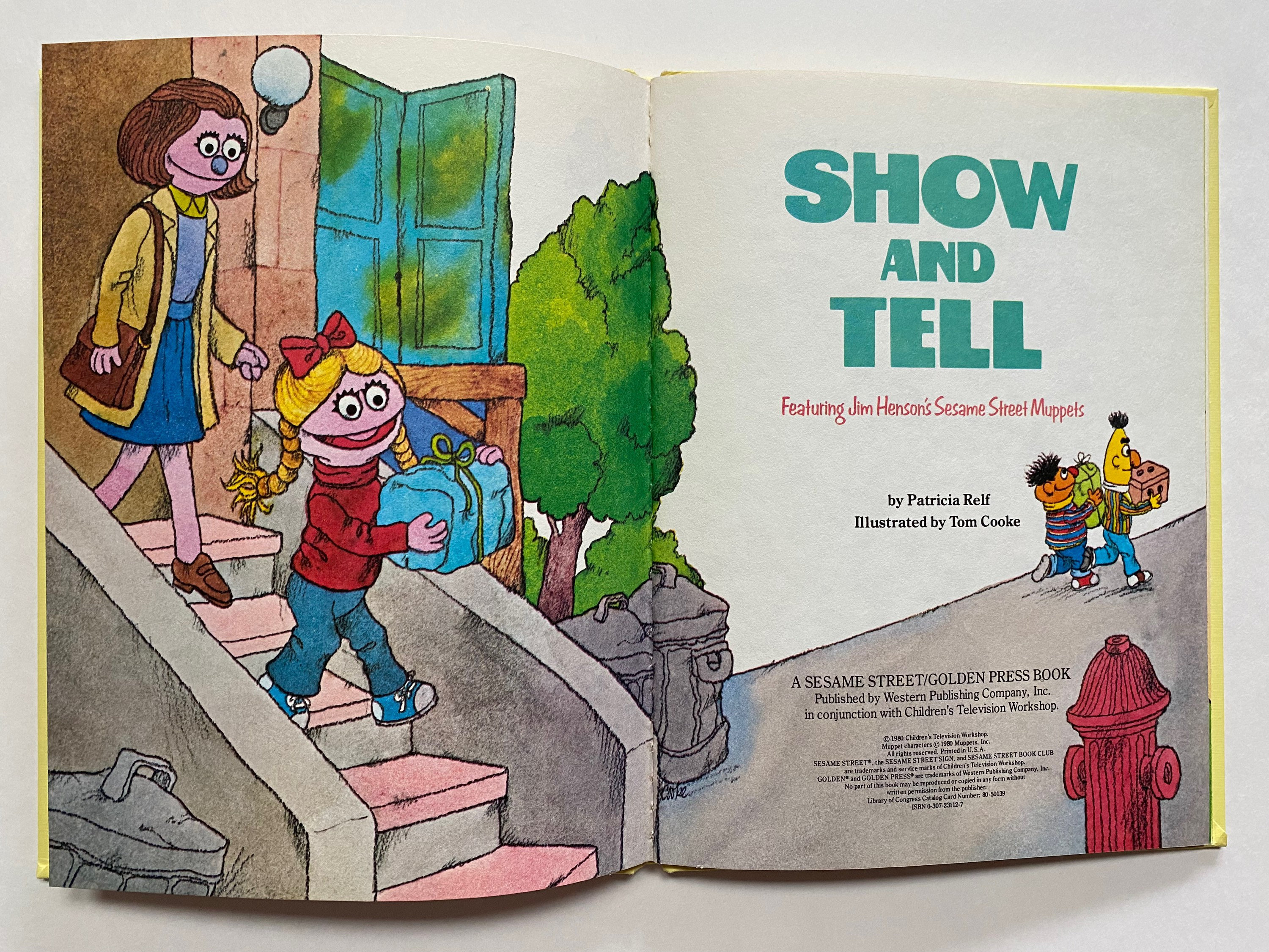 1981 Sesame Street Muppets Show and Tell Book Club 80s Kids - Etsy