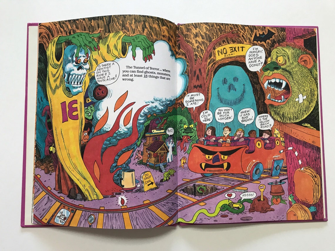 1991 at the Amusement Park Hardcover Look and Find Book Search - Etsy