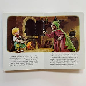 Hansel and Gretel Puppet Storybook Hardcover Board Book 1970 Izawa ...