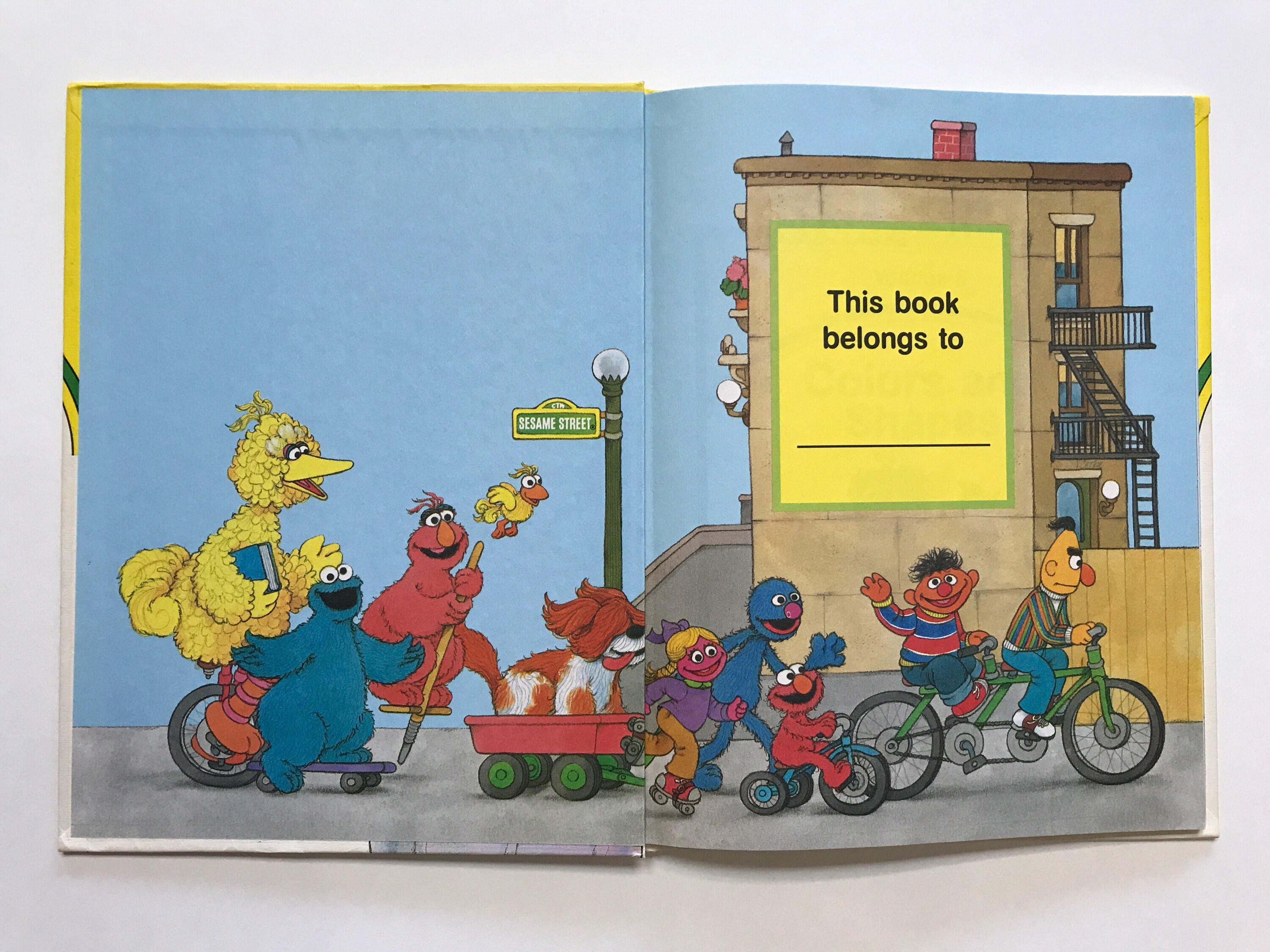 1989 On My Way with Sesame Street Book Volume 6 Colors and - Etsy Nederland