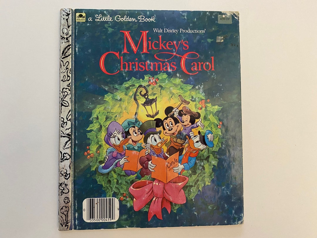 Disney Mickeys Christmas Carol Book Kids Children Cute Reading Story ...