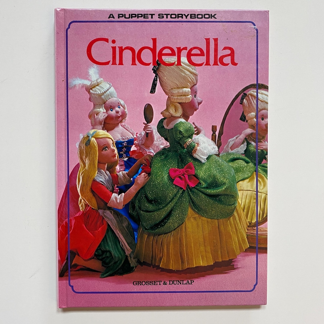 Cinderella Puppet Storybook Hardcover Board Book 1981 Izawa Hijikata ...