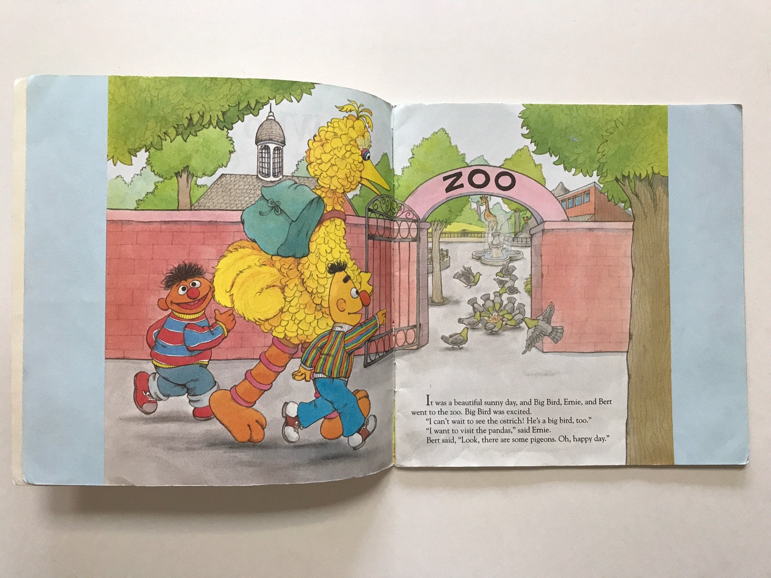 1987 Whos Who At the Zoo Soft Cover Story Reading Sesame | Etsy
